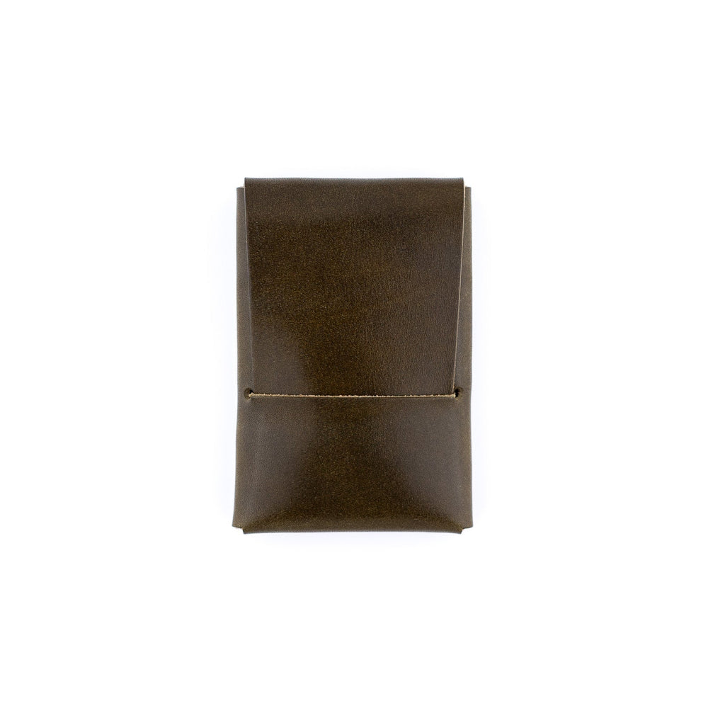 Mini Franklin Olive Card Holder | Lost Dutchman Leather