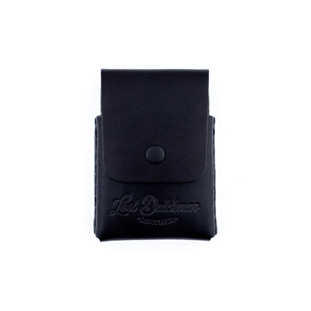 Snap Finn Black Snap Wallet | Lost Dutchman Leather