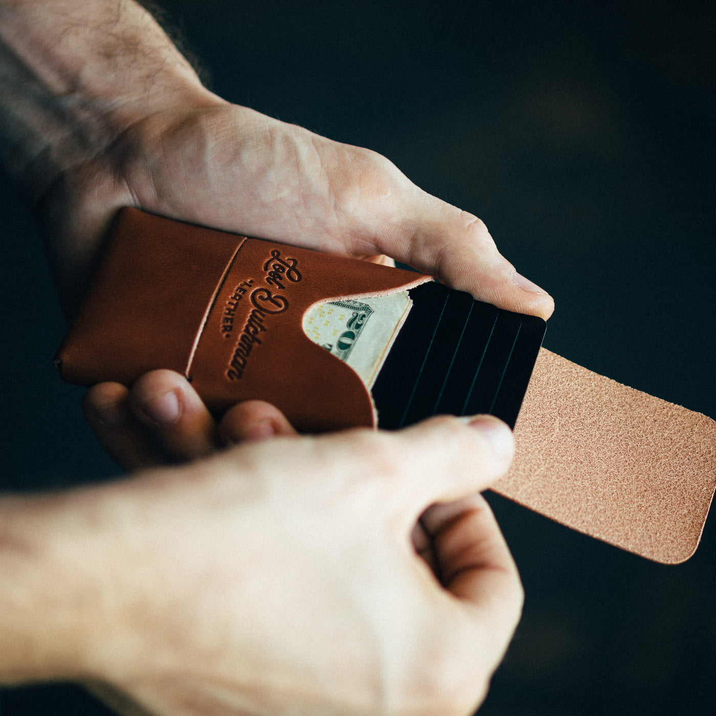 Mini Franklin Compact Wallet | Lost Dutchman Leather