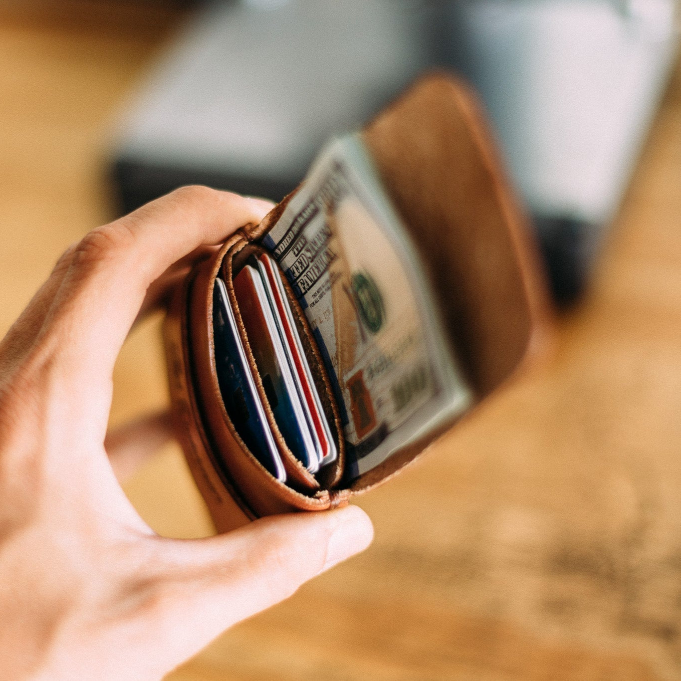 Leather Card Holder - The Big Finn