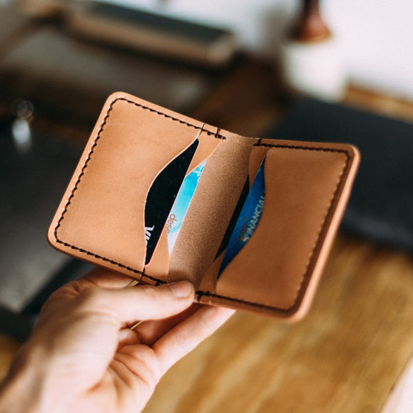 Bifold Leather Wallet - The Hefty Dutchman